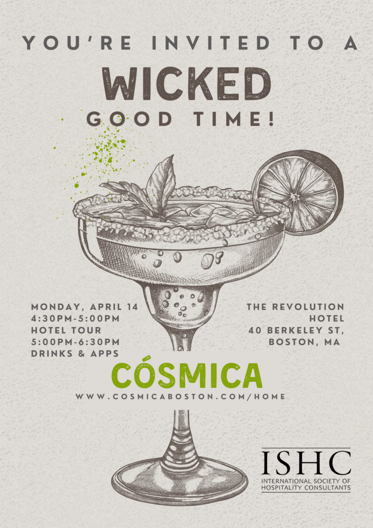 ISHC 2025 Boston Meetup | April 14, 2025 | Cosmica at The Revolution Hotel